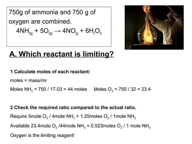 Limiting reactants | PPT