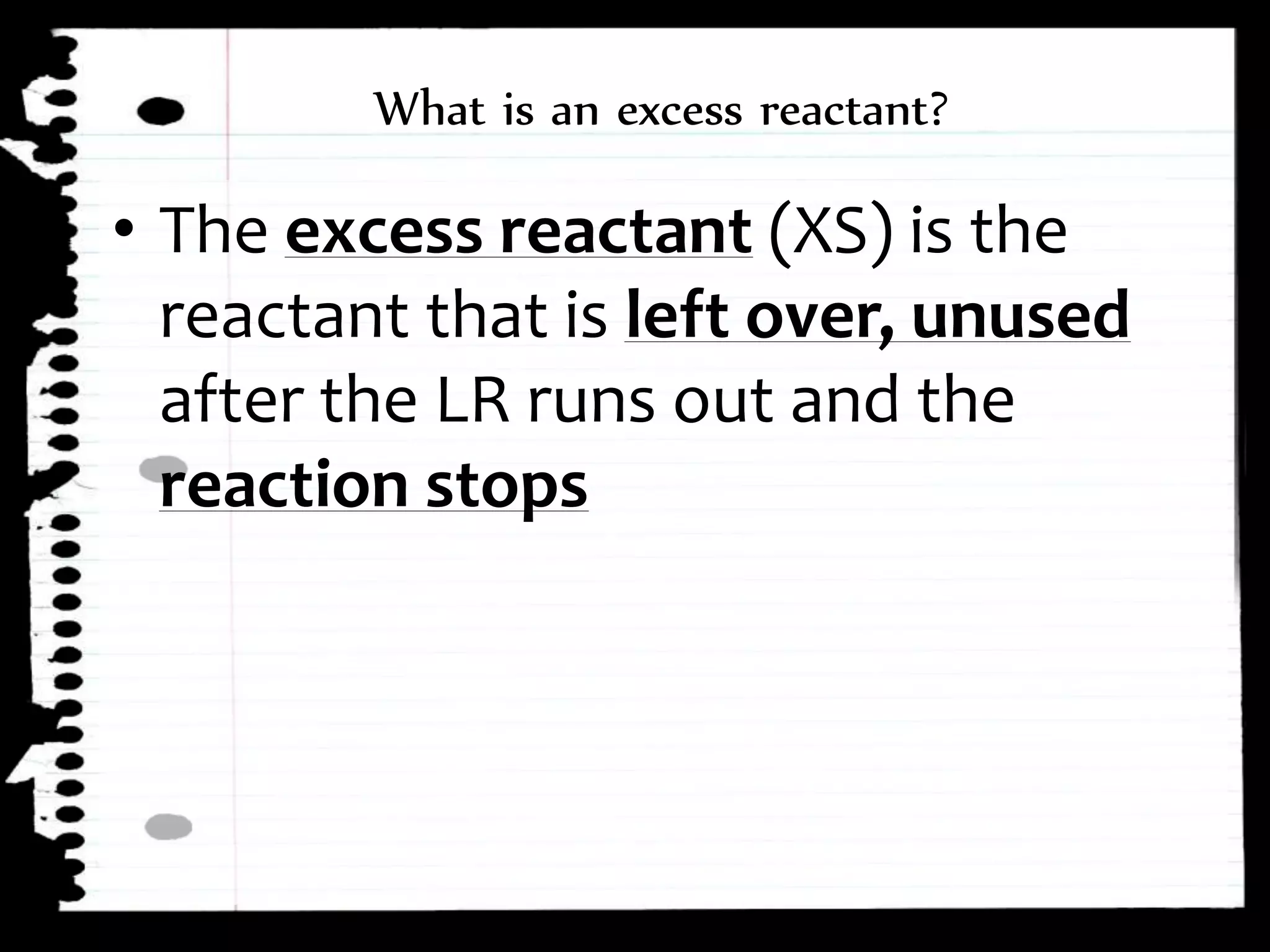 Limiting reactants | PPTX