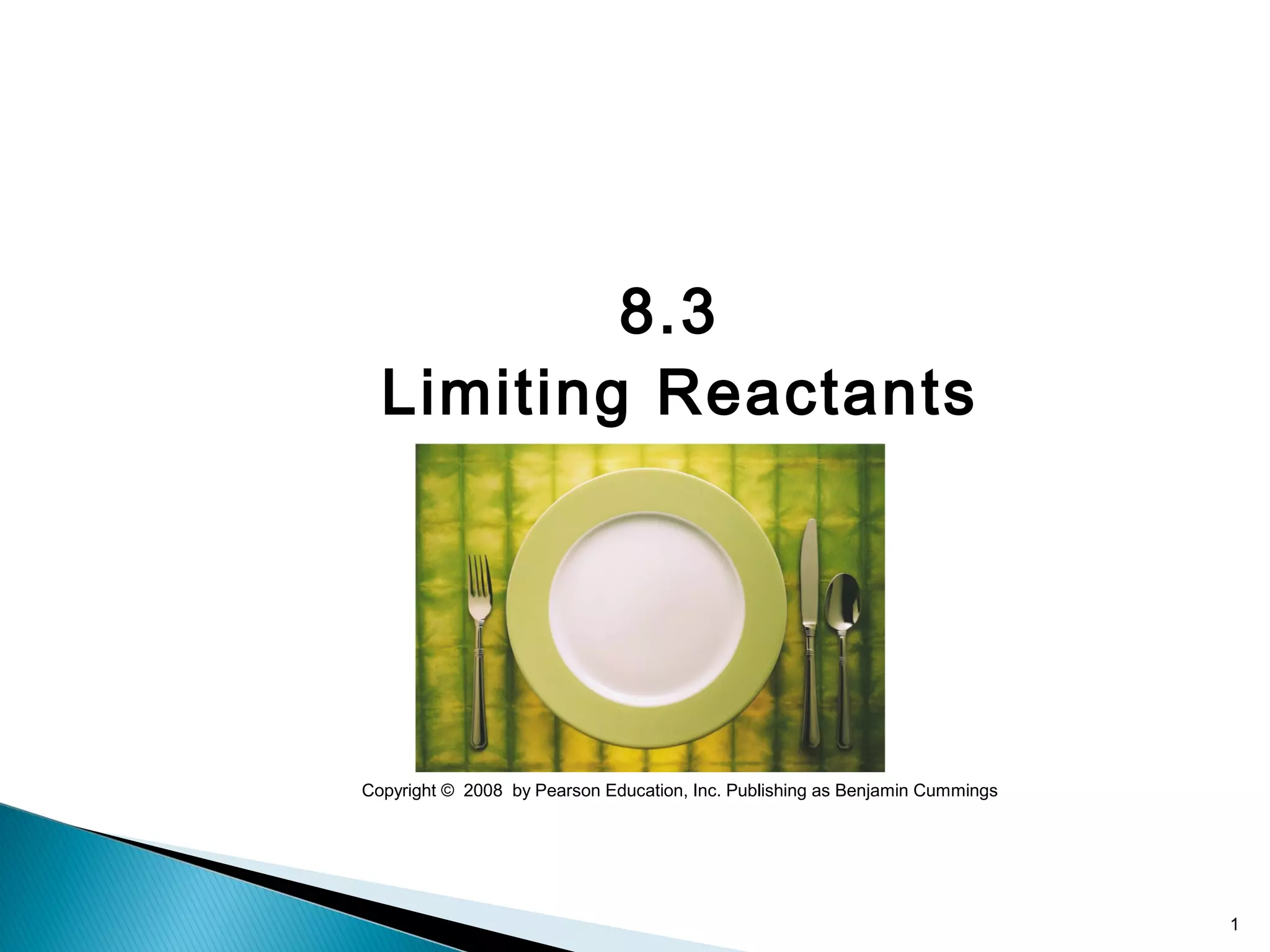 Limiting reactants | PPT