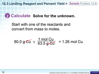 Percent Yield Problems