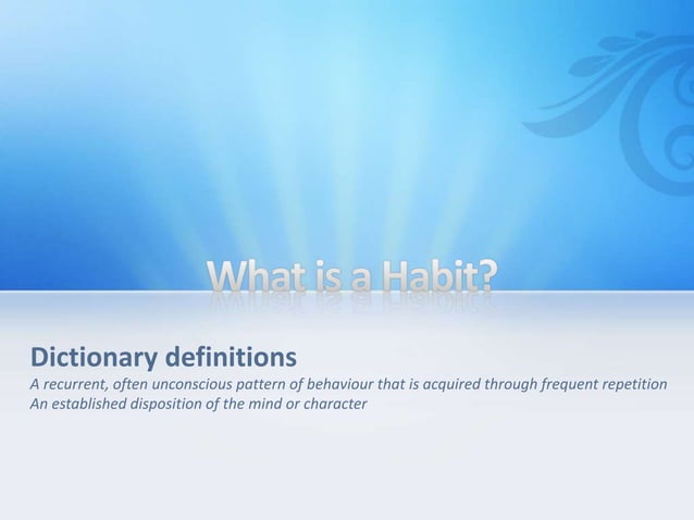 Limitless - Habits - GPD | PPT