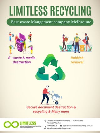 E Waste Solutions | Limitless Recycling | | PDF