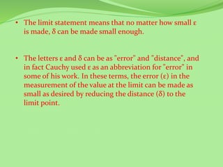 Limit of complex number | PPTX