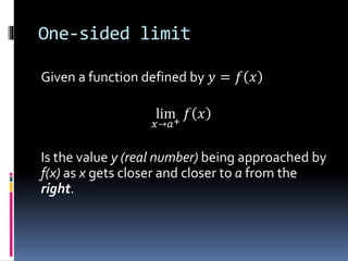 Limit of functions | PPT