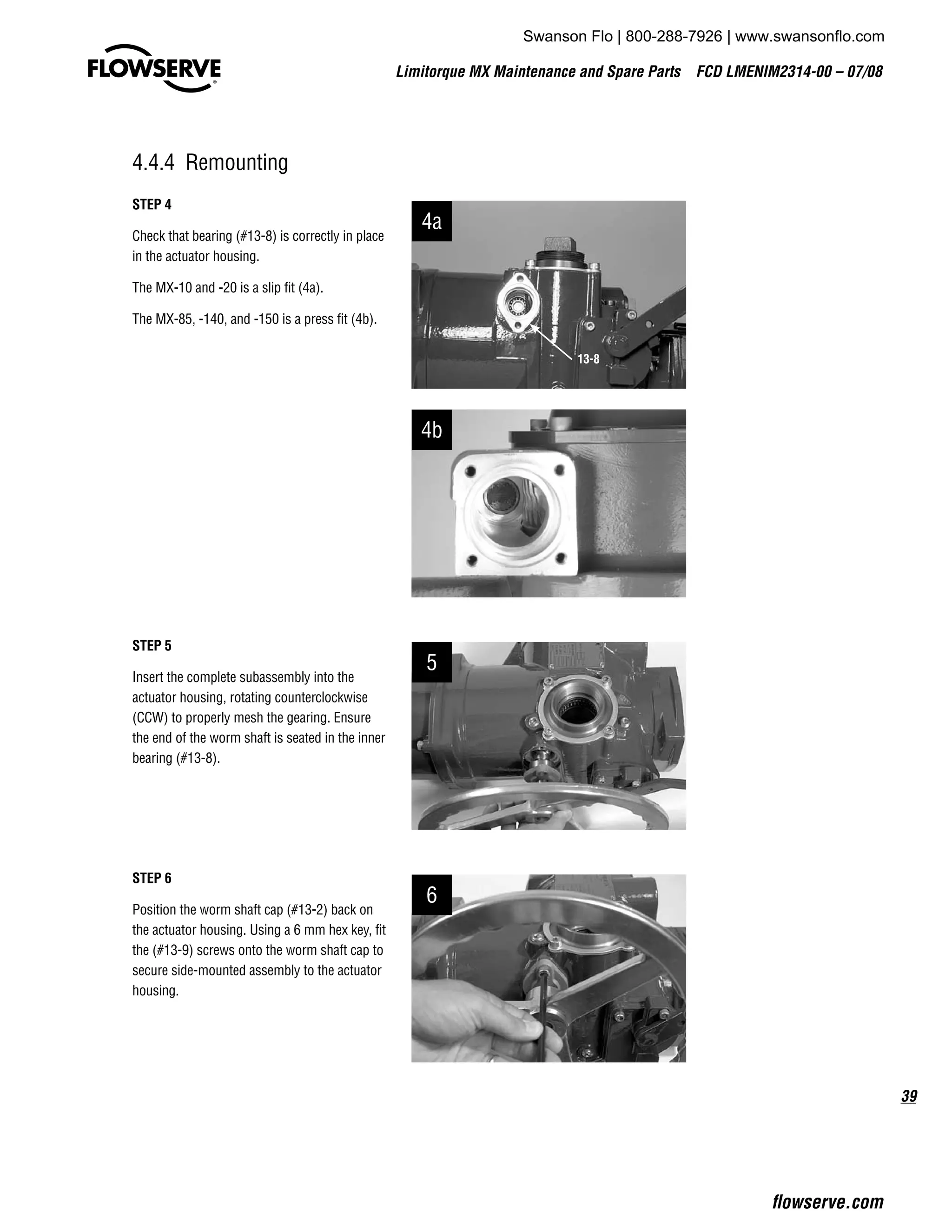 Limitorque MX Electronic Actuator User Instructions Maintenance Spare Parts | PDF