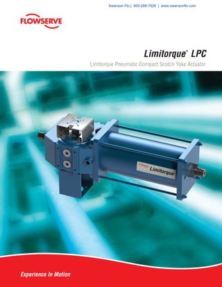 Limitorque Pneumatic Compact Scotch Yoke Actuator Model LPC | PDF | Automotive