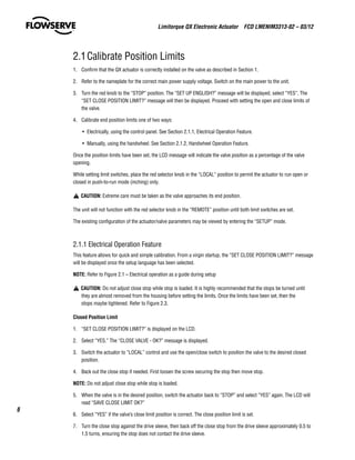 Limitorque QX Electronic Actuator User Instructions | PDF | Computer Peripherals | Computing