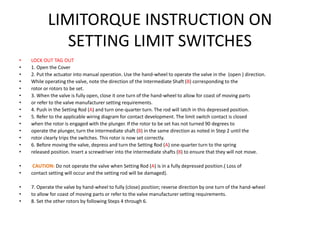 Limitorque Actuator Set UP.pptx
