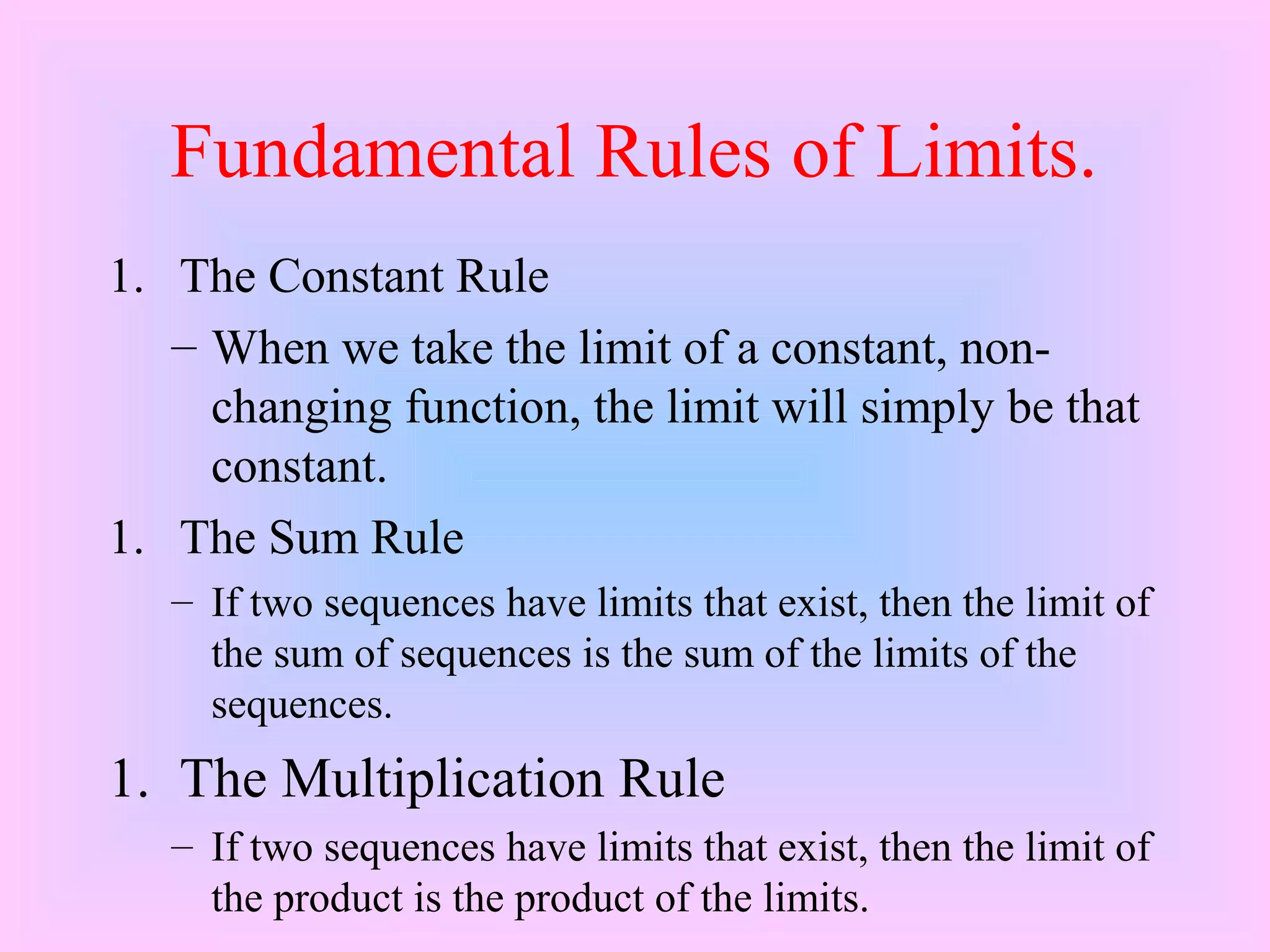 Limits | PPT