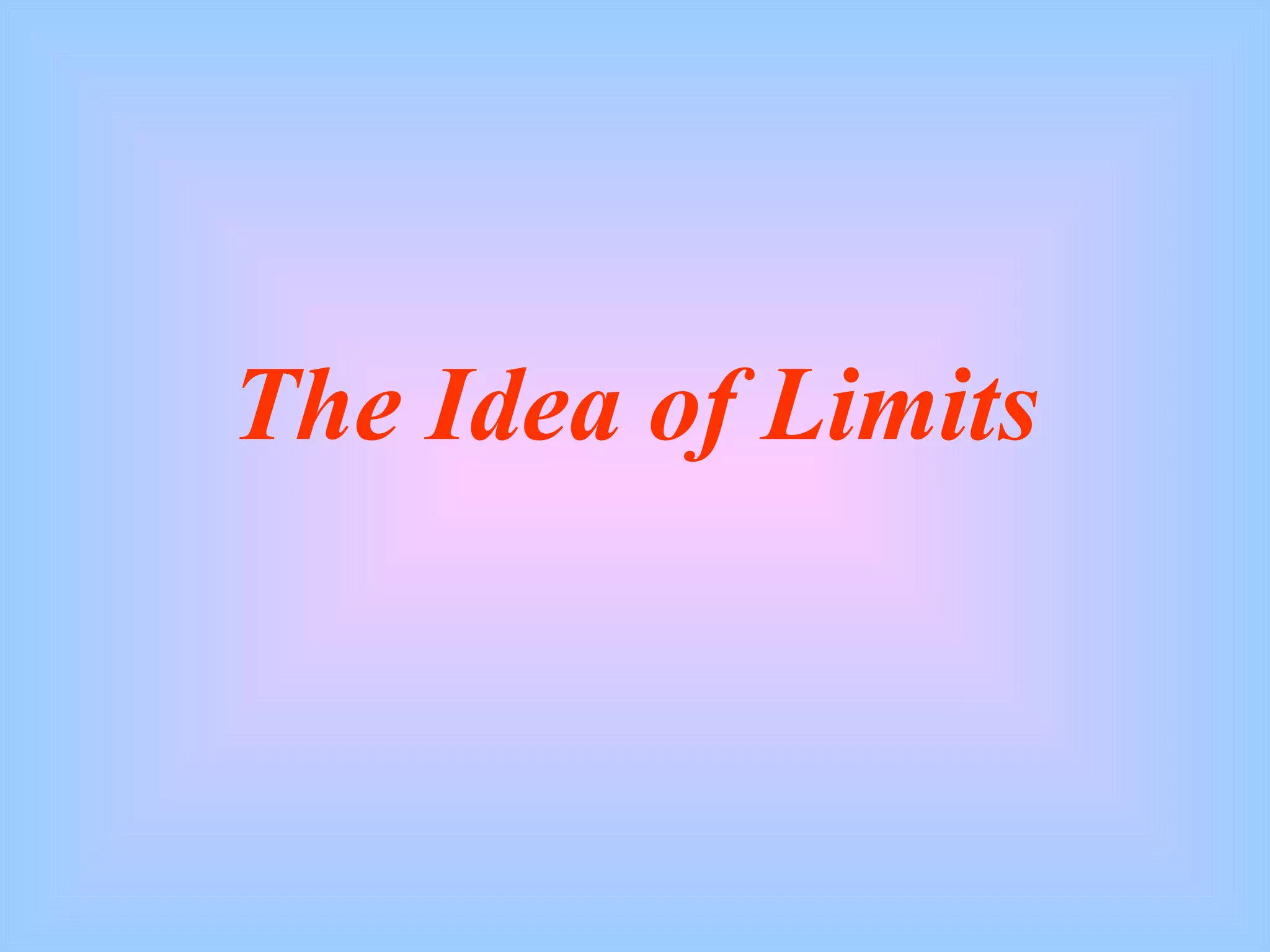 Limits And Derivative | PPT