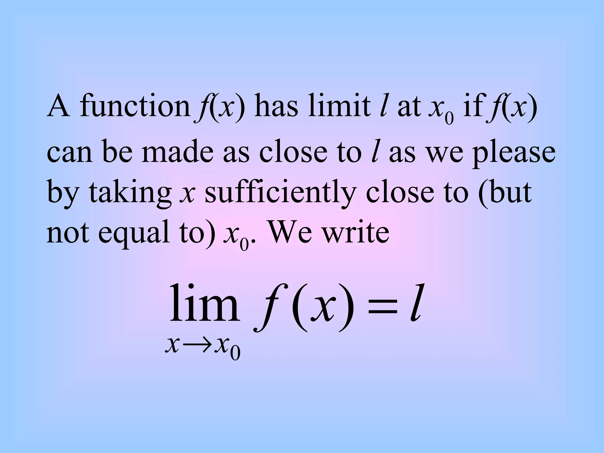 Limits And Derivative | PPT