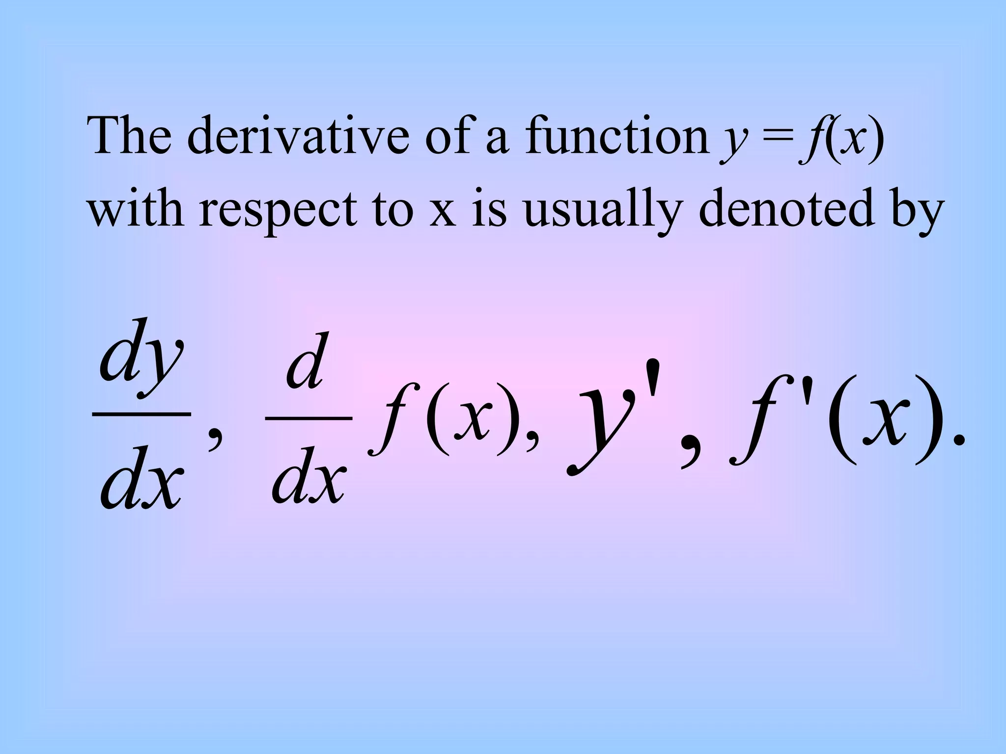 Limits And Derivative | PPT