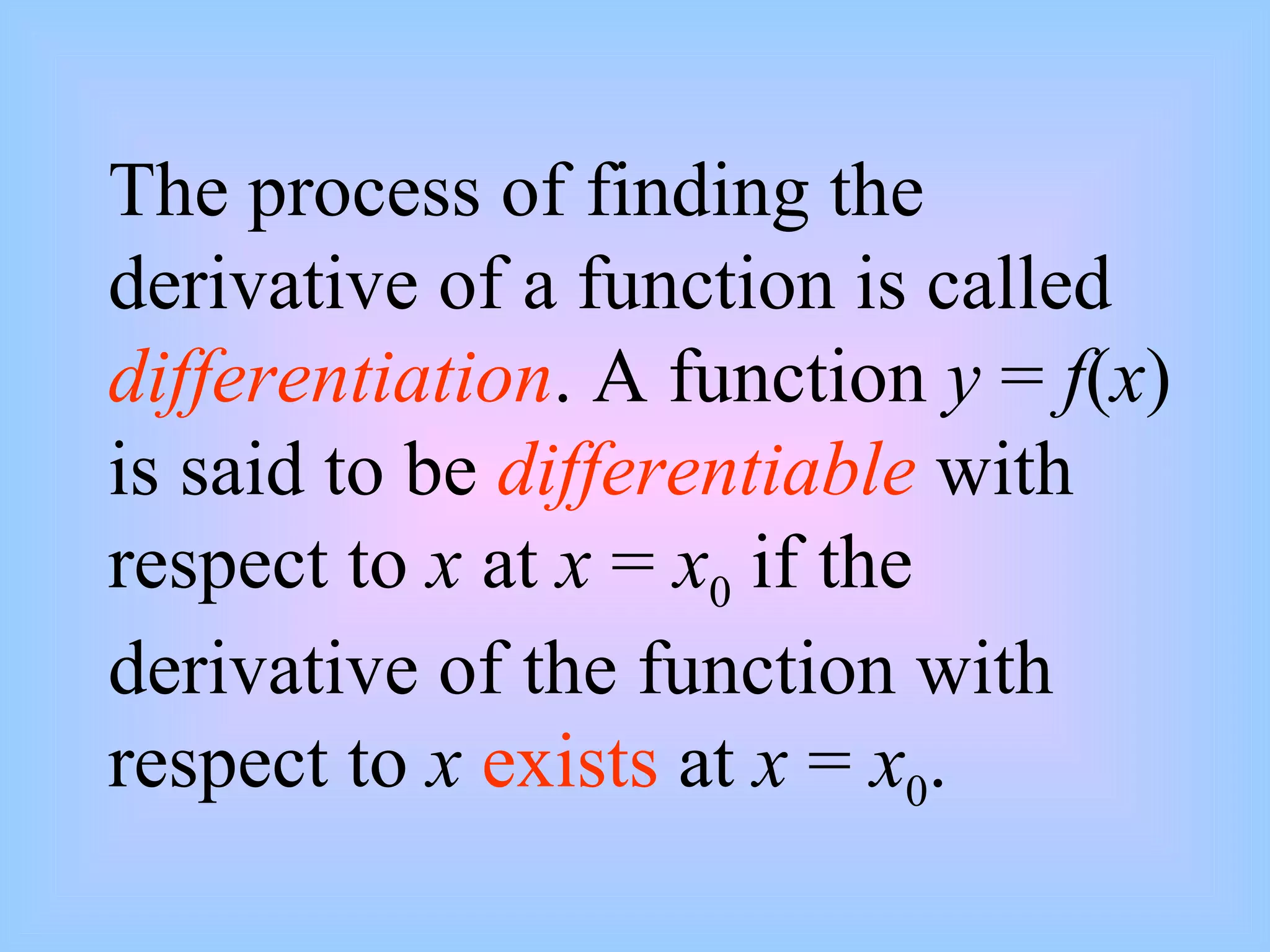 Limits And Derivative | PPT