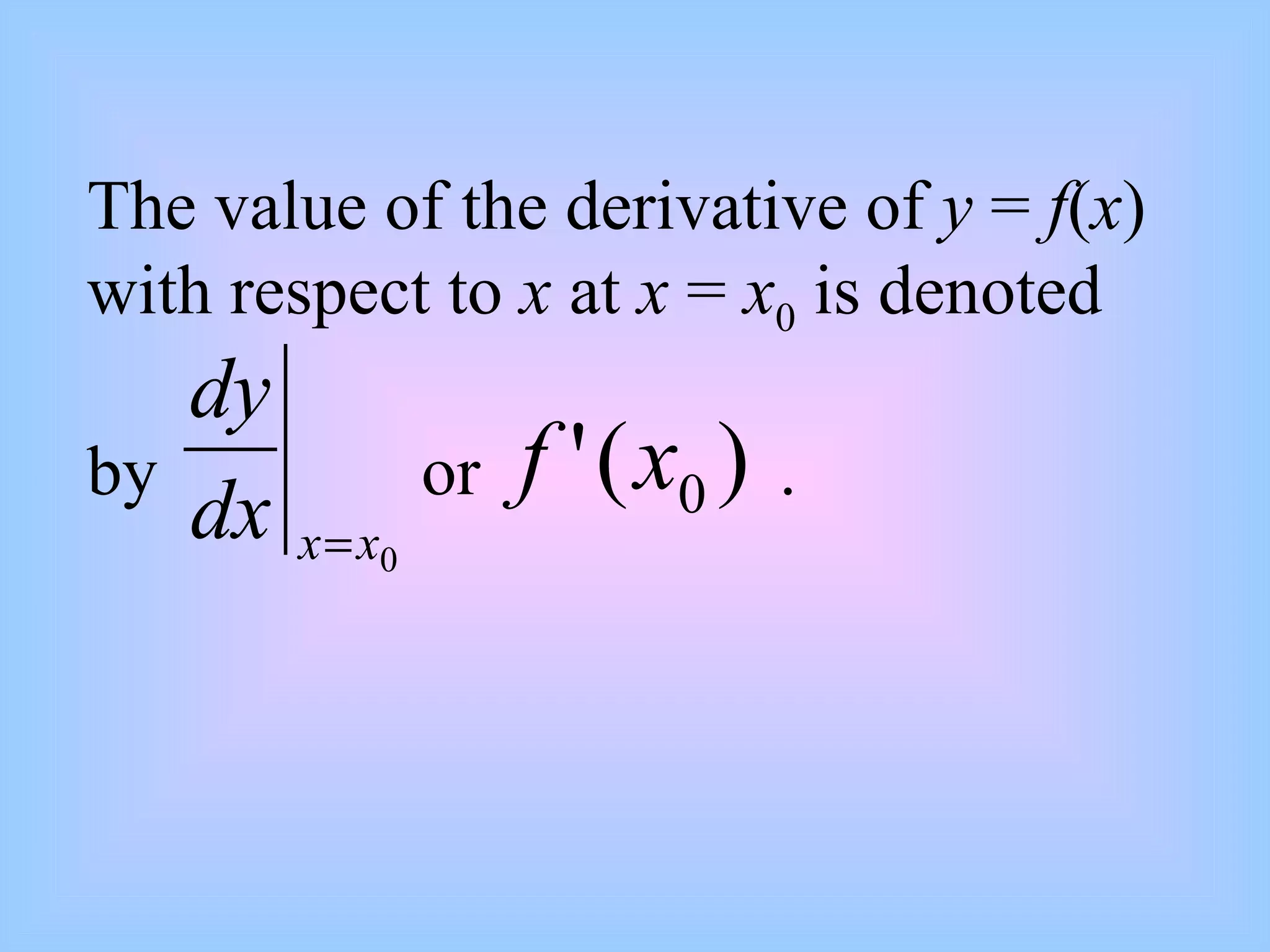 Limits And Derivative | PPT