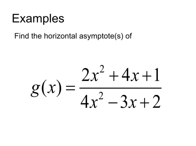 Limits-at-Infinity in Basic Calculus ppt | PPT