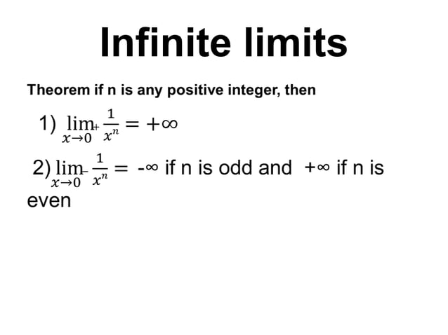 Limits-at-Infinity in Basic Calculus ppt | PPT