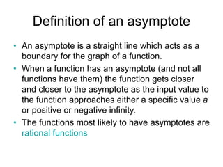Limits-at-Infinity in Basic Calculus ppt | PPT