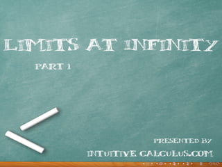 Limits at Infinity, Part 1 | PDF