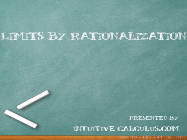 Limits by Rationalization | PDF | Physics | Science