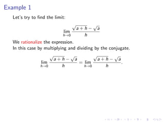 Limits by Rationalization | PDF | Physics | Science