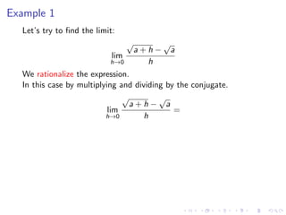 Limits by Rationalization | PDF
