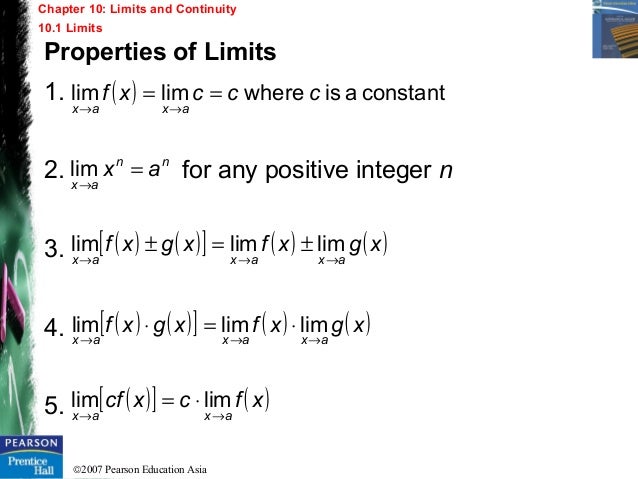 Limits and continuity