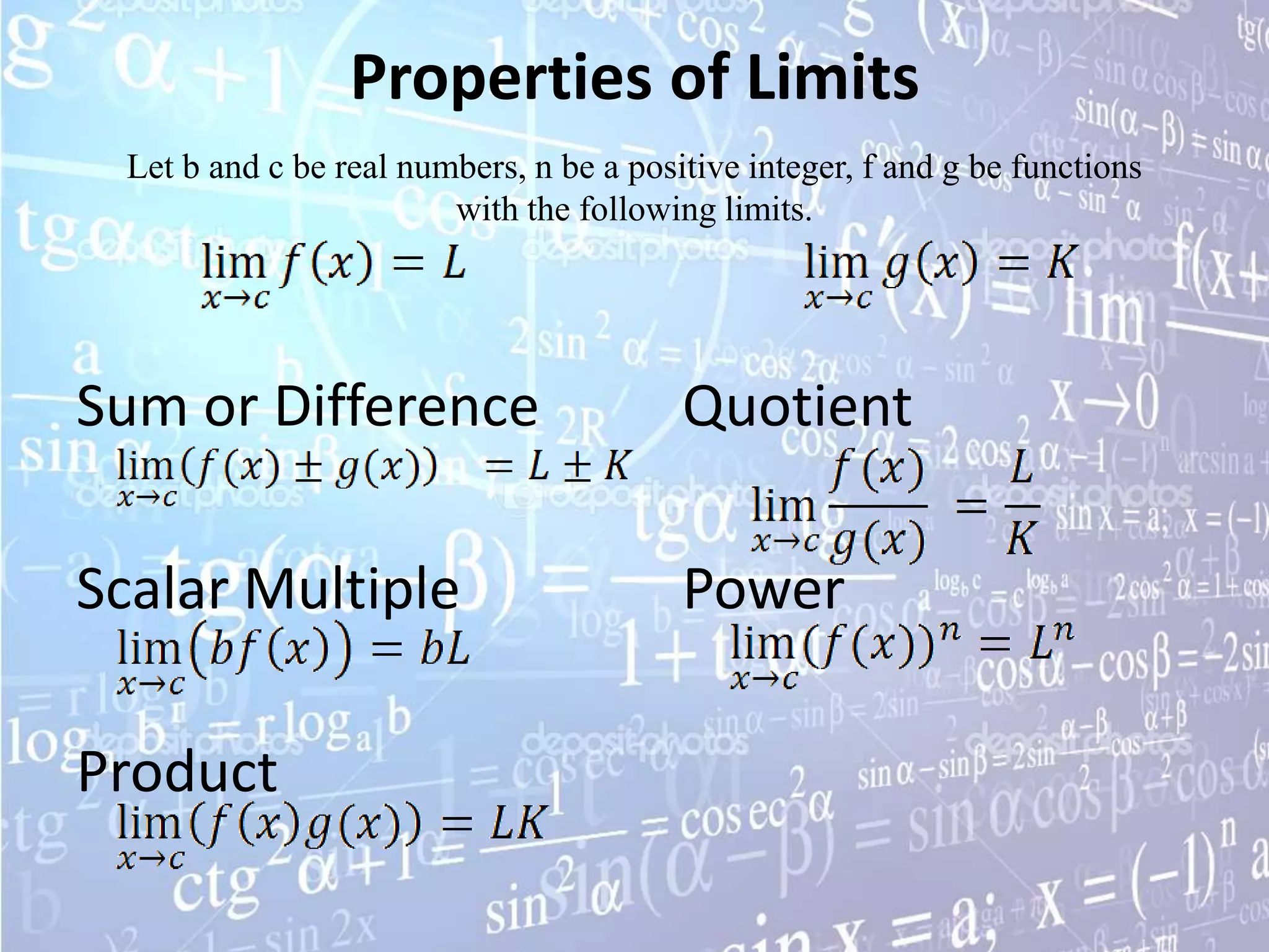 Limits and continuity powerpoint | PPTX