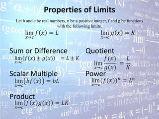 Limits and continuity powerpoint | PPTX