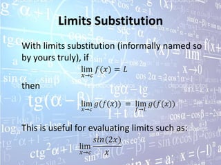 Limits and continuity powerpoint | PPTX