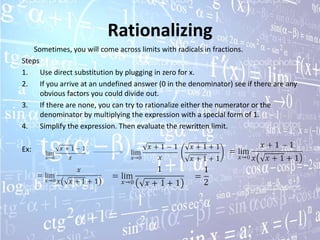 Limits and continuity powerpoint | PPTX
