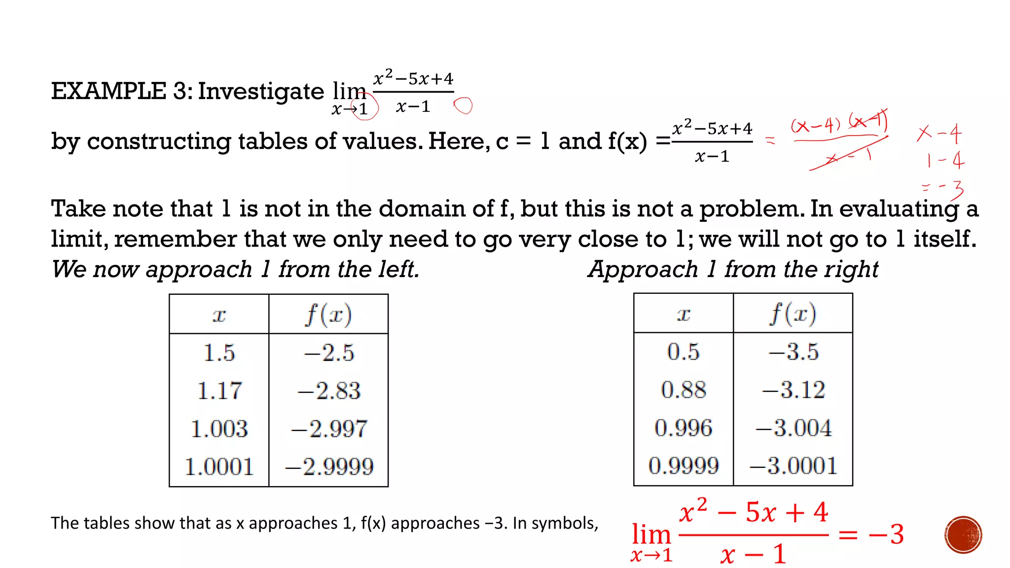 Limits of a Function | PDF