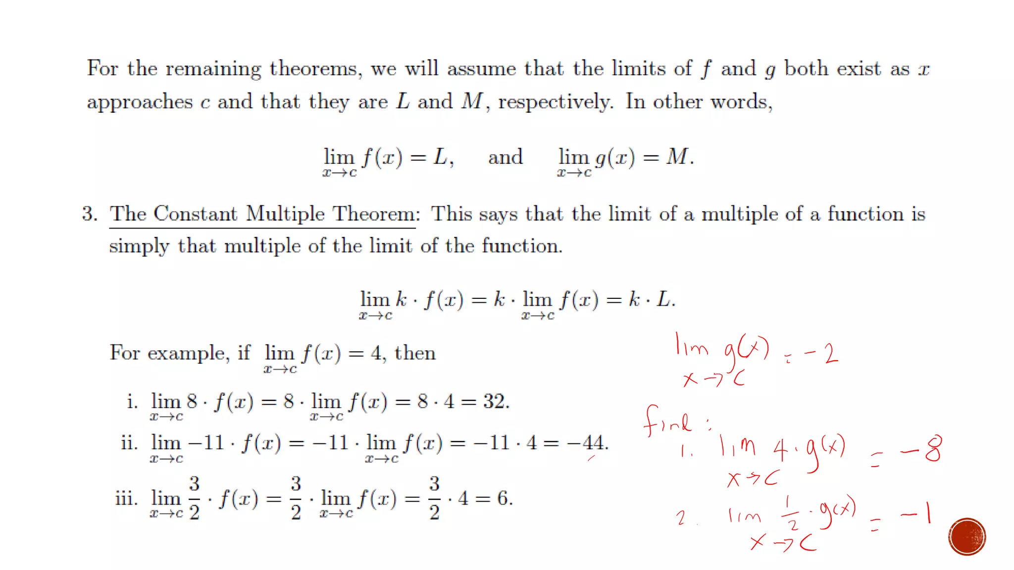 Limits of a Function | PDF