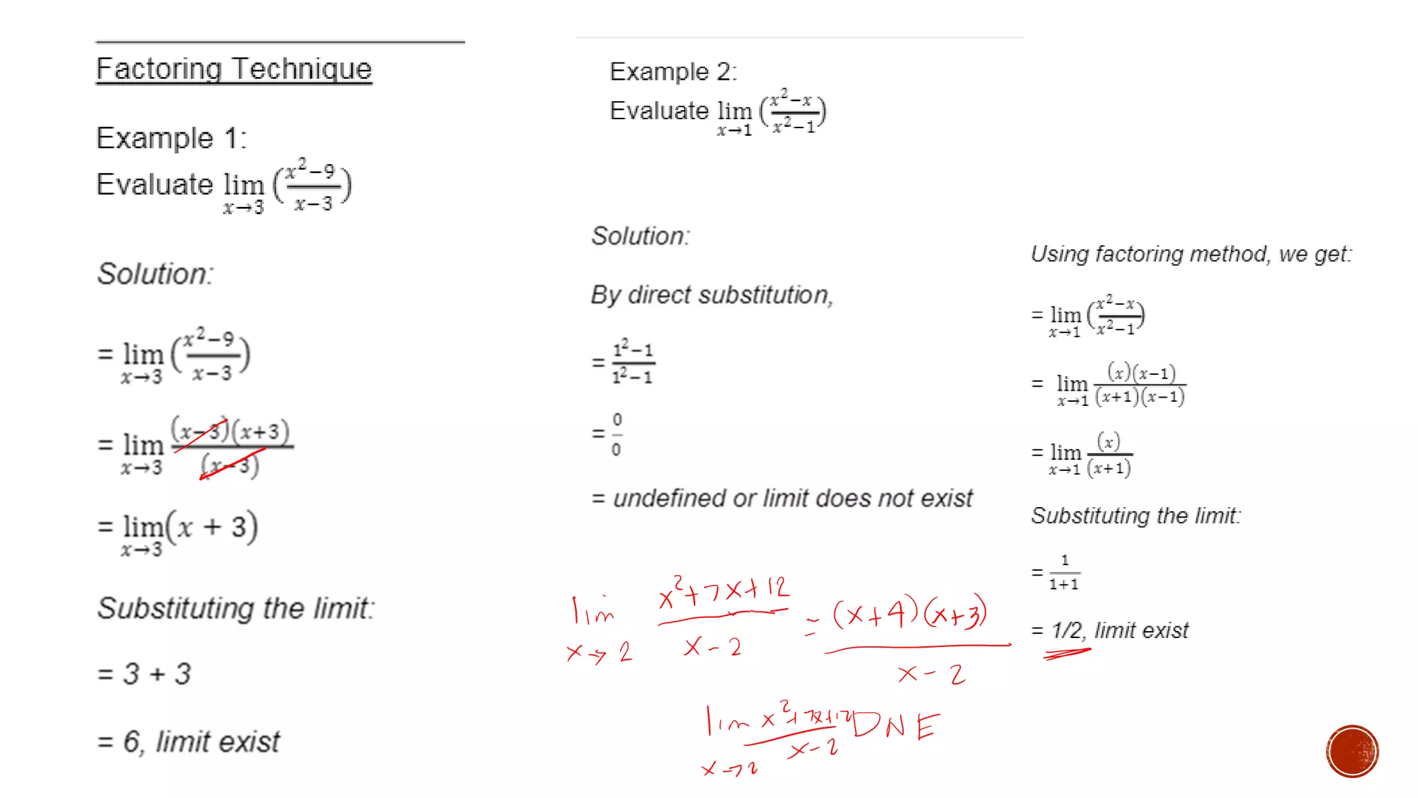 Limits of a Function | PDF