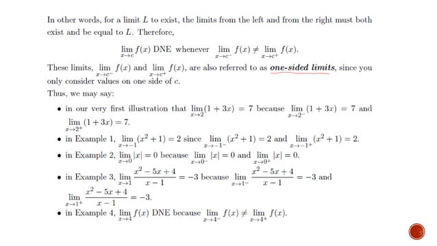 Limits of a Function | PDF | Physics | Science