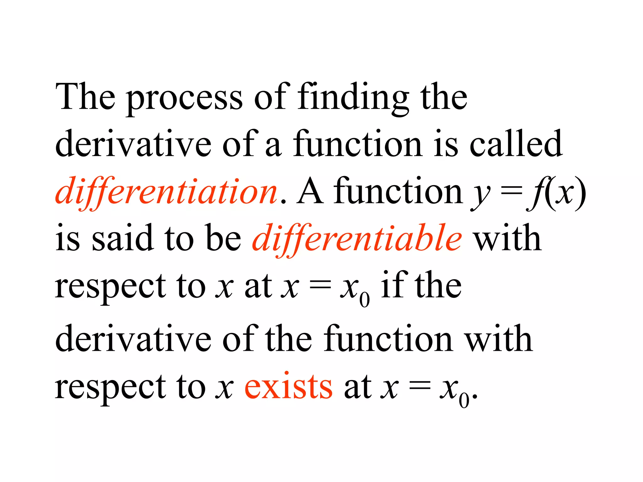 Limits and derivatives | PPT