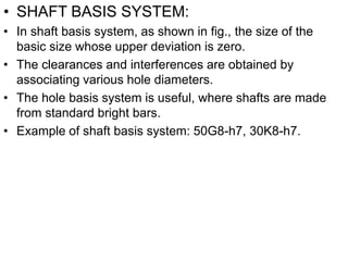 Limits and fits (machine design & industrial drafting ) | PPT