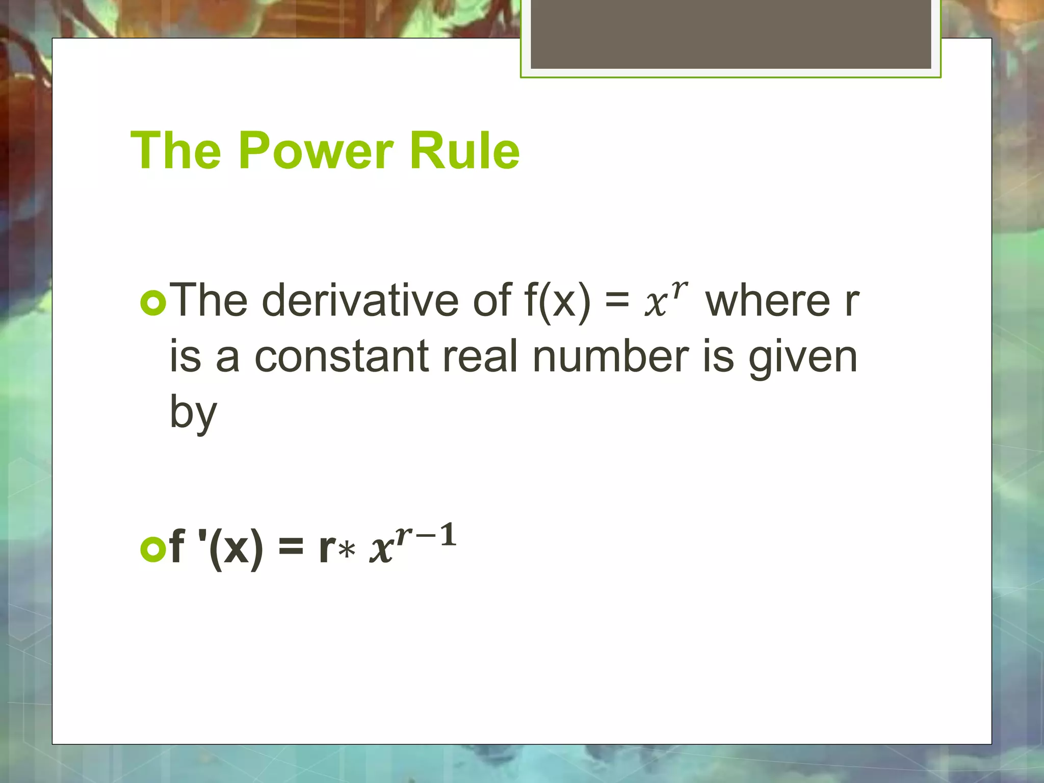 Limits, continuity, and derivatives | PPTX