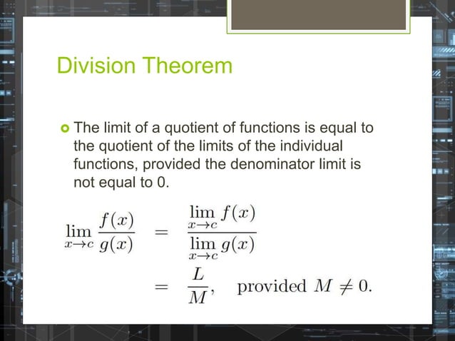Limits, continuity, and derivatives | PPTX | Physics | Science