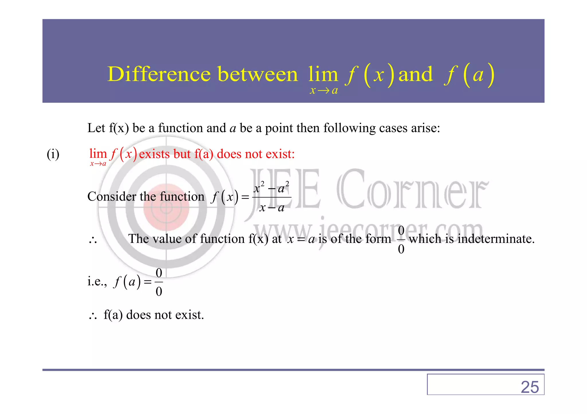 Limits Continuity And Differentiation Theory Pdf