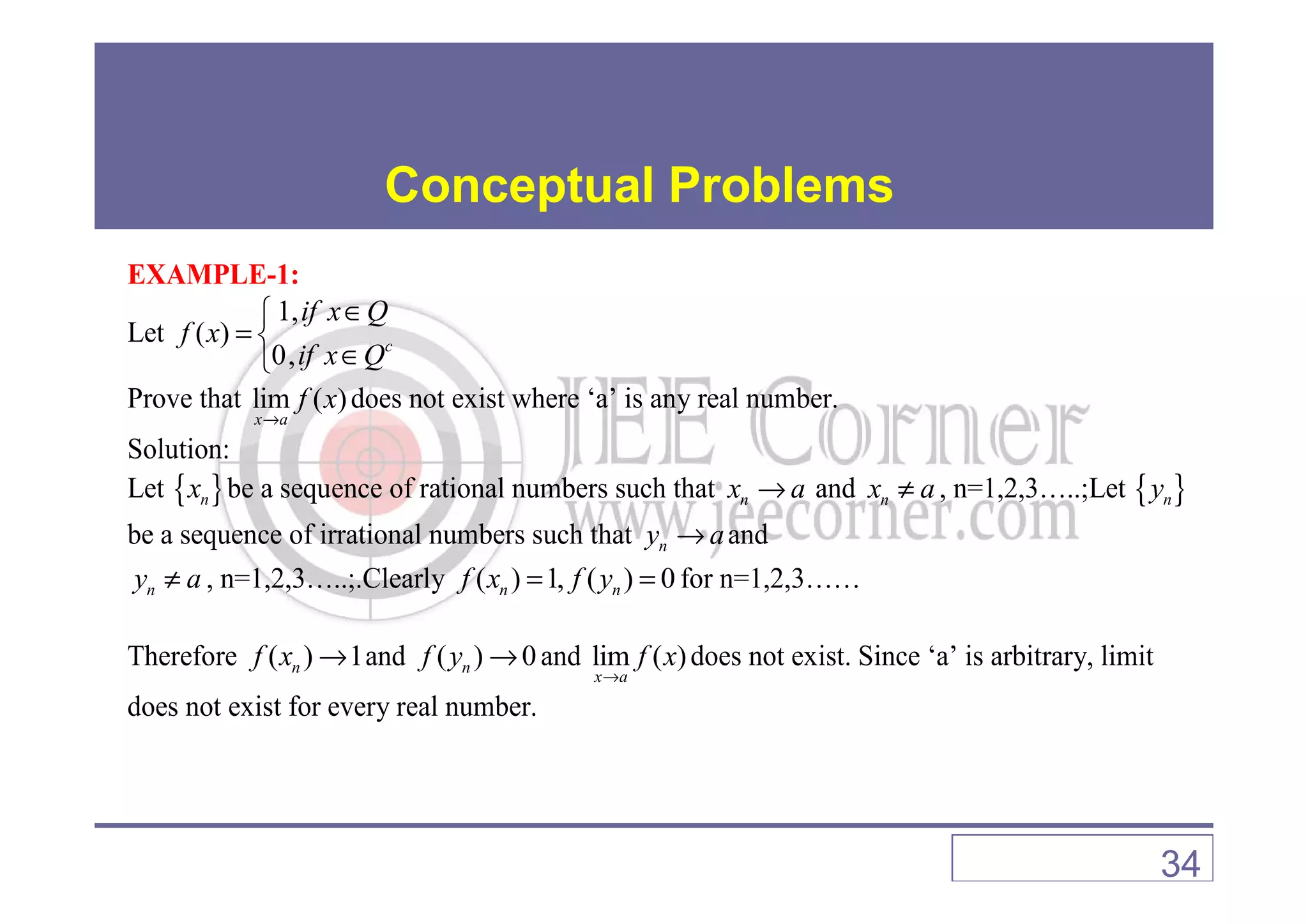 Limits, Continuity & Differentiation (Theory) | PDF