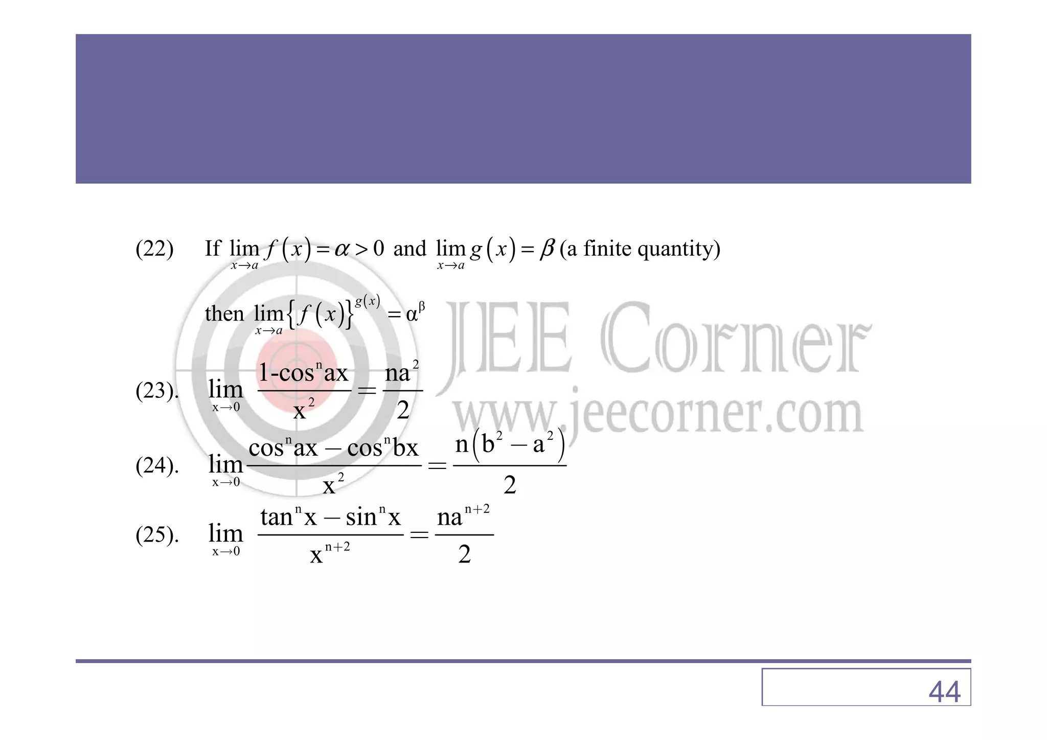 Limits Continuity And Differentiation Theory Pdf