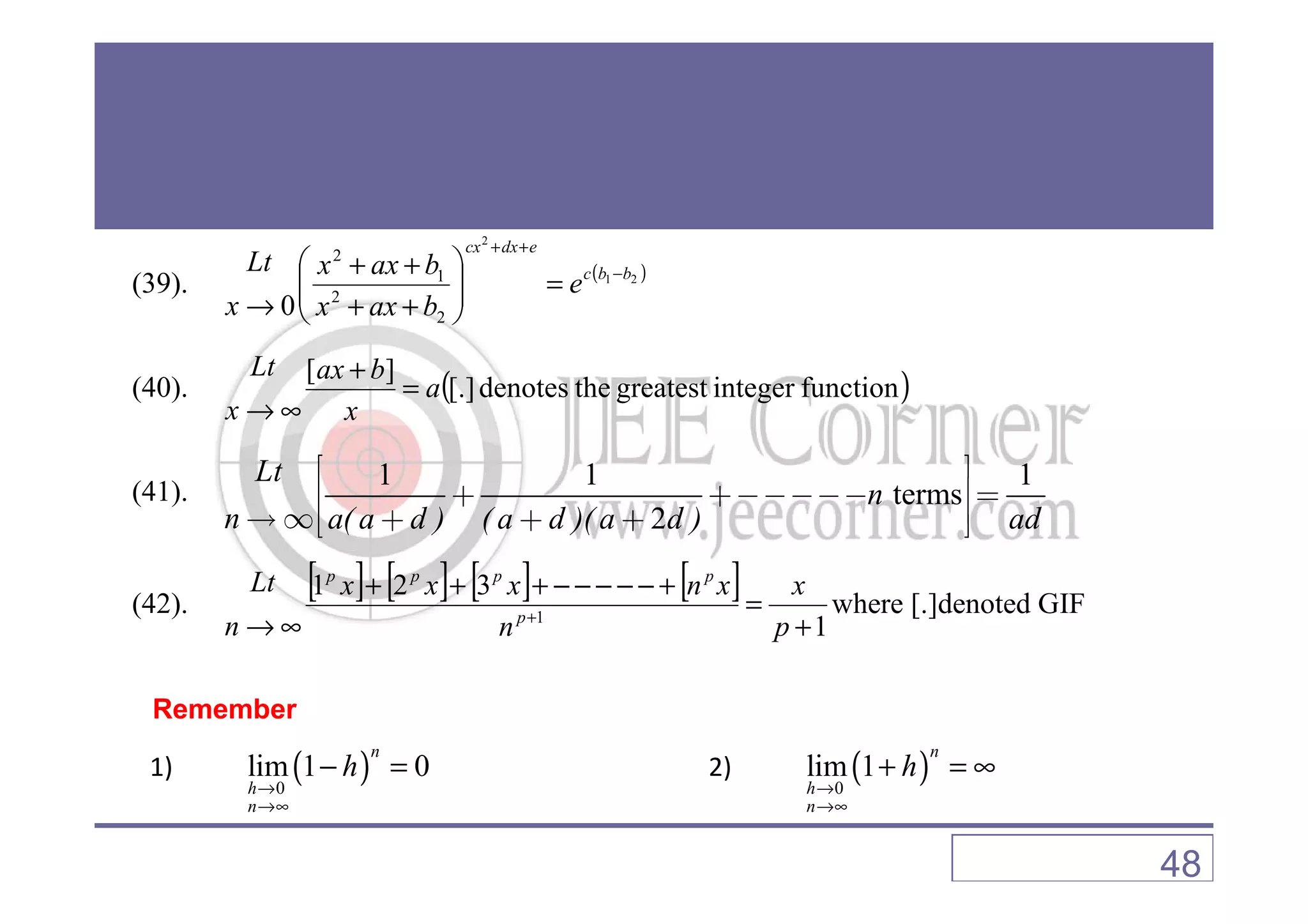 Limits, Continuity & Differentiation (Theory) | PDF