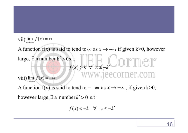 Limits, Continuity & Differentiation (Theory) | PDF