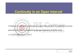 Limits, Continuity & Differentiation (Theory) | PDF