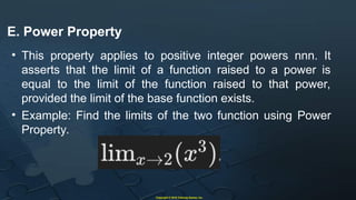 the introduction to limits, rules of limits | PPT