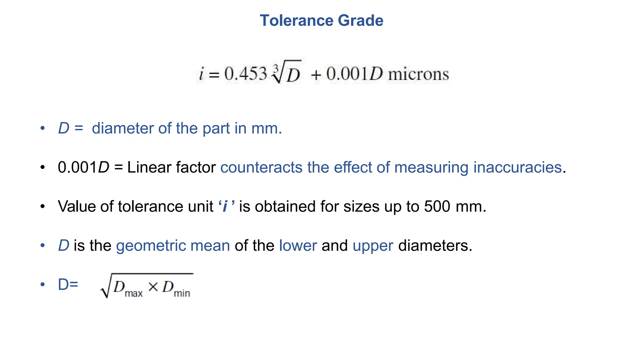 chapter-5 Limits, classification Fits and Tolerances. | PPTX