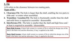limits fits and tolerances - Geometric Tolerance | PPTX