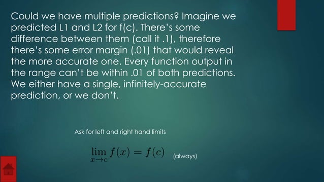 Limits and their applications