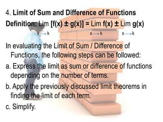 Limits of function | PPTX