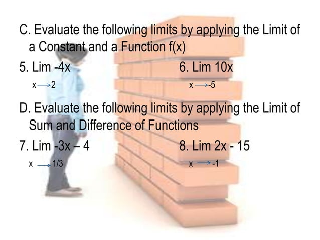 Limits of function | PPTX